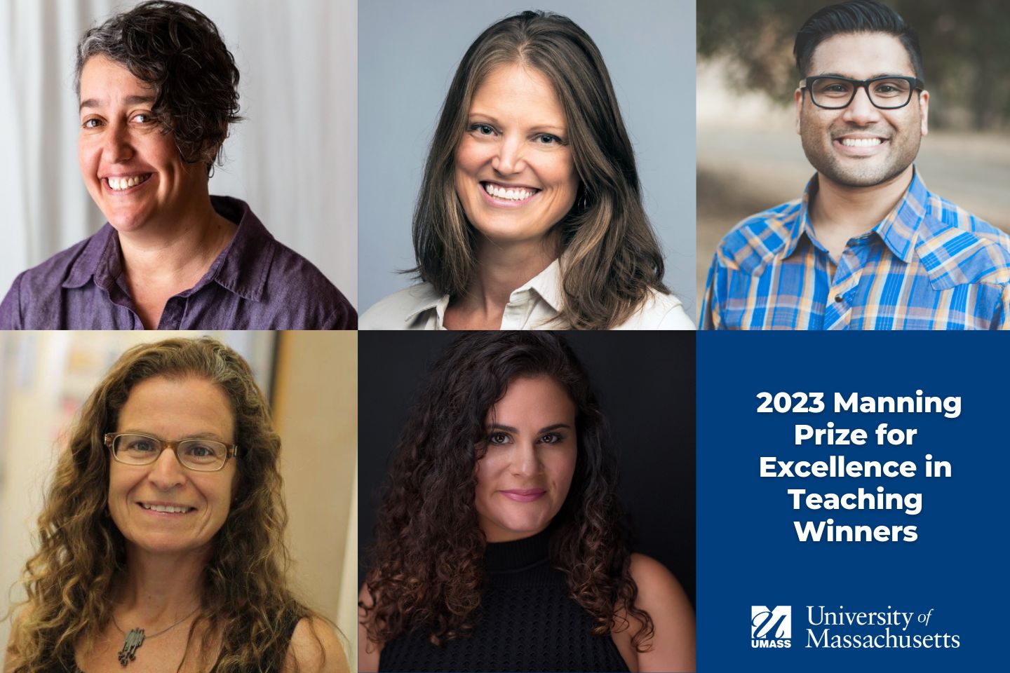 5 UMass faculty members receive Manning Prize for teaching excellence | UMass System